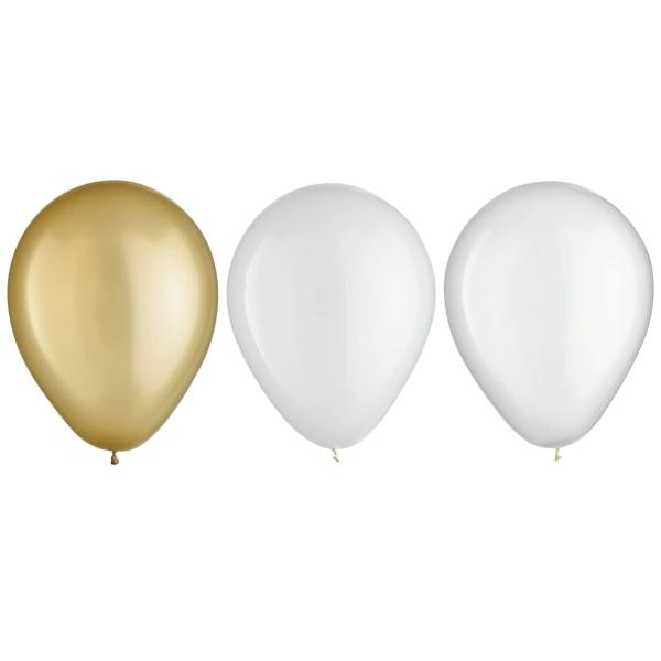 ・GLAMOROUS GOLDEN TOUCH: Add a luxurious and elegant touch to your special celebrations with our Golden Latex Balloon As...