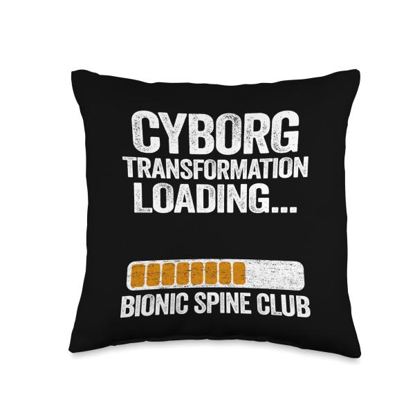 ・A funny get well soon back surgery recovery design with "Cyborg Transformation Loading" quote for any people who had ba...