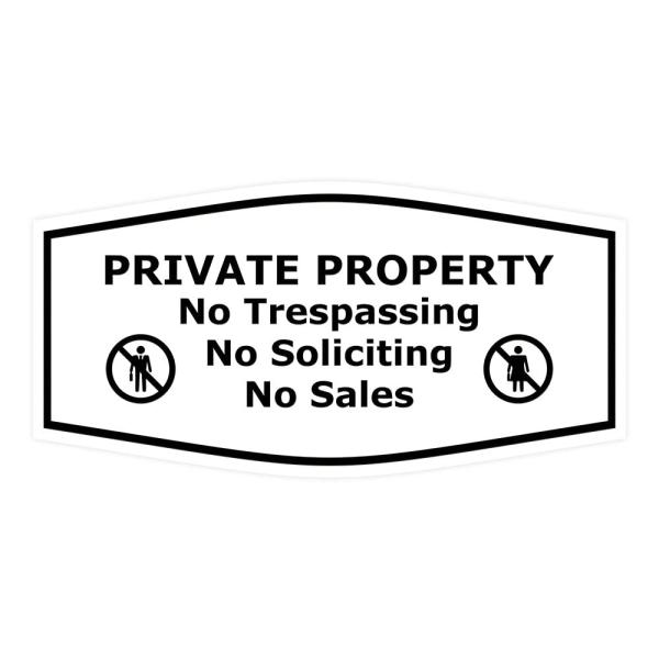 ・「Fancy Private Property No Trespassing No Soliciting No Sales」自宅、オフィス、ビジネス、ショップ用のサイン。・寸法:高さ3インチ x 幅6インチ・プレミアムレーザー彫刻プラスチ...
