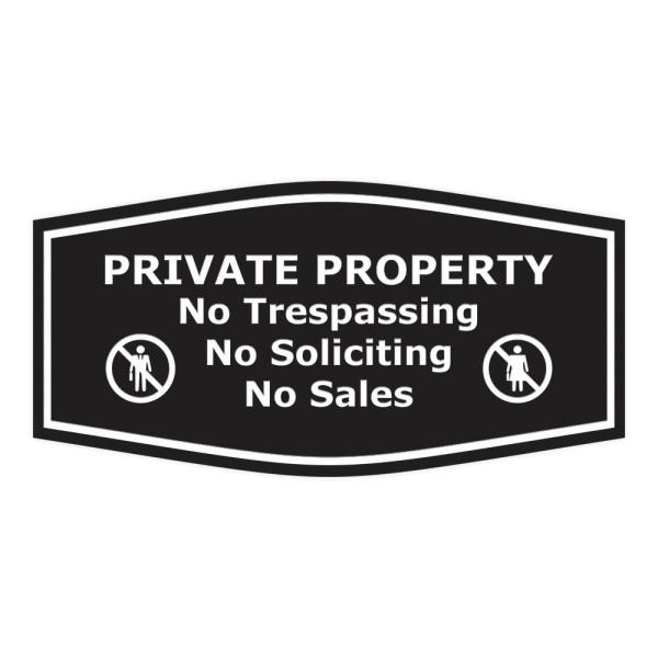 ・「Fancy Private Property No Trespassing No Soliciting No Sales」自宅、オフィス、ビジネス、ショップ用のサイン。・寸法:高さ3.5インチ x 幅7インチ・プレミアムレーザー彫刻プラ...