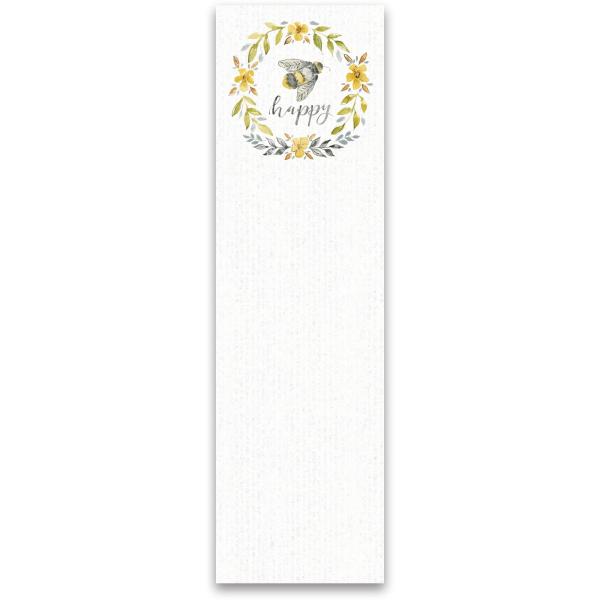 ・CONTAINS 60 PAGES: List pad features 60 tearaway pages.・UNIQUE ARTWORK: Design features watercolor bee artwork.・MAGNETI...