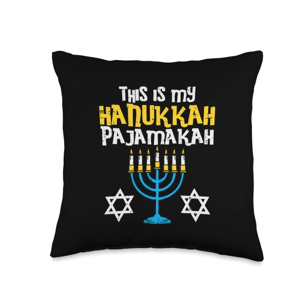 ・Grab this funny This Is My Hanukkah Pajamakah Menorah design as a Hanukkah gift for your jewish friend or family! Spin ...