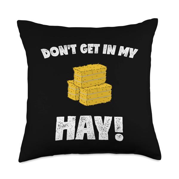 ・No matter if you do farm work or just like puns, this Don't Get In My Hay farmer design is a great way to make people a...