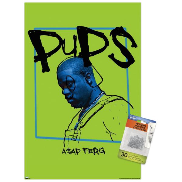 ・THIS TRENDS A$AP FERG - PUPS WALL POSTER uses high-resolution artwork and is printed on PhotoArt Gloss Poster Paper whi...
