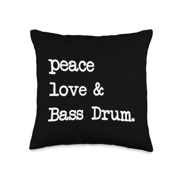 ・This Peace Love ＆ Bass Drum | Kick Drums Drummer item is designed by Peace Love and Bass Drum.・100% spun-polyester fabr...