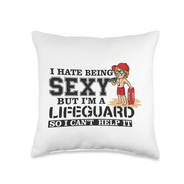 ・When looking for the perfect pool gifts for men and swimming gifts for men, look no further! This throw pillows for cou...