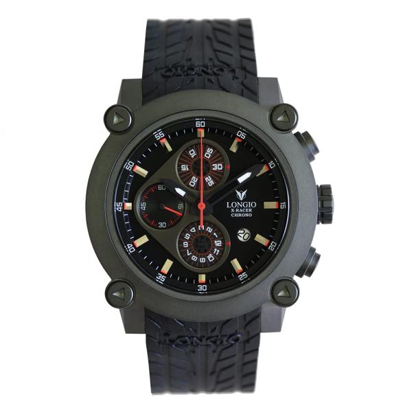 ・Movement:Original Swiss Made Chronograph Automatic/self-winding capability w/28,800 vibrations per hour, 25 jewels and ...