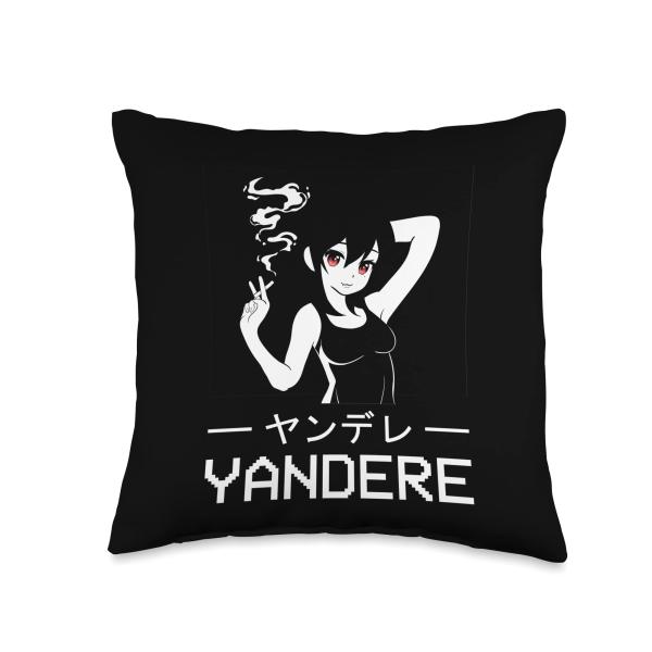 ・Yandere Shoujo Anime Girl Waifu Kanji in a Japanese Aesthetic Streetwear Style as an Emo Pastel Goth Gift for Egirl, Eb...