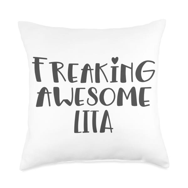 ・Lita Freaking Awesome Best Ever I Love Lita cute design for women. Perfect for the Lita who is effing awesome!・Freaking...