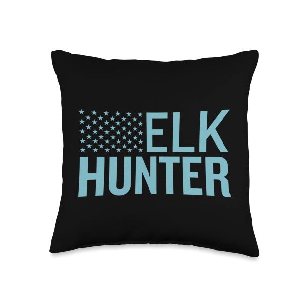 ・Elk Hunter USA Best Hunting Dad Patriotic American Flag essentials for bow or rifle hunters who need the best elk hunti...