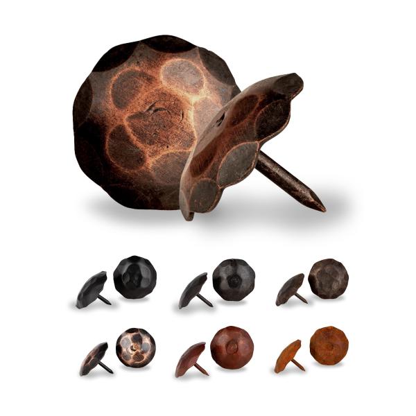 ・PREMIUM QUALITY: Crafted for DIY enthusiasts, these decorative round head door studs offer superior strength and easy i...