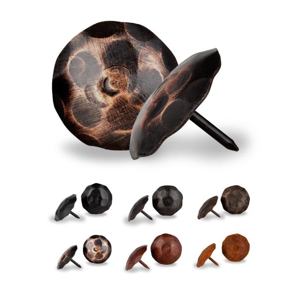 ・PREMIUM QUALITY: Crafted for DIY enthusiasts, these decorative round head door studs offer superior strength and easy i...