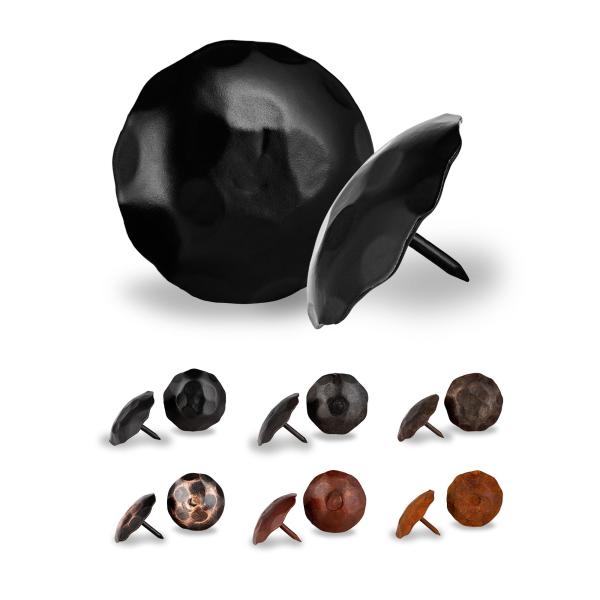 ・PREMIUM QUALITY: Crafted for DIY enthusiasts, these decorative round head door studs offer superior strength and easy i...