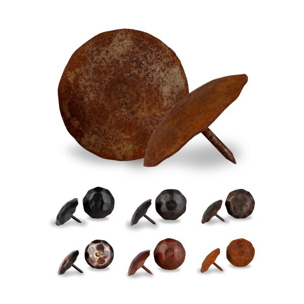 ・PREMIUM QUALITY: Crafted for DIY enthusiasts, these decorative round head door studs offer superior strength and easy i...