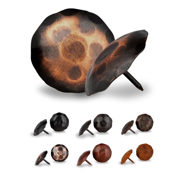 ・PREMIUM QUALITY: Crafted for DIY enthusiasts, these decorative round head door studs offer superior strength and easy i...