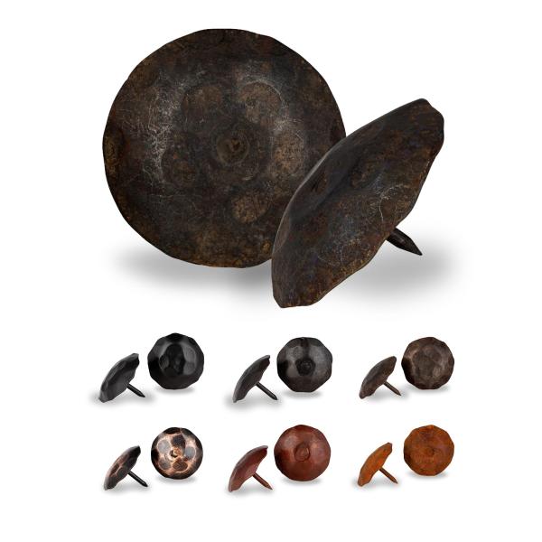 ・PREMIUM QUALITY: Crafted for DIY enthusiasts, these decorative round head door studs offer superior strength and easy i...