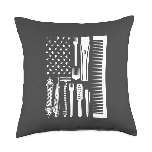 ・American Flag Barbershop.・Hairstylist Barber Gift Idea as a Barber who loves his own barber. Perfect Barber Gifts For m...