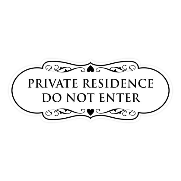 ・ご自宅、オフィス、ビジネス、店舗用の「Private Residence Do Not Enter」サイン。・寸法:高さ2.75インチ x 幅7インチ。・プレミアムレーザー刻印プラスチック。・サインはオプションで、ほとんどの表面に取り付け...