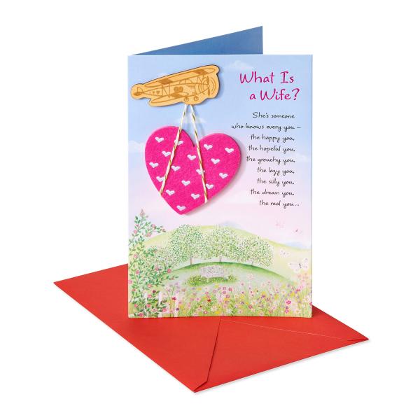 ・Front Message: What Is a Wife? She's someone who knows every you- the happy you, the hopeful you, the grouchy you, the ...