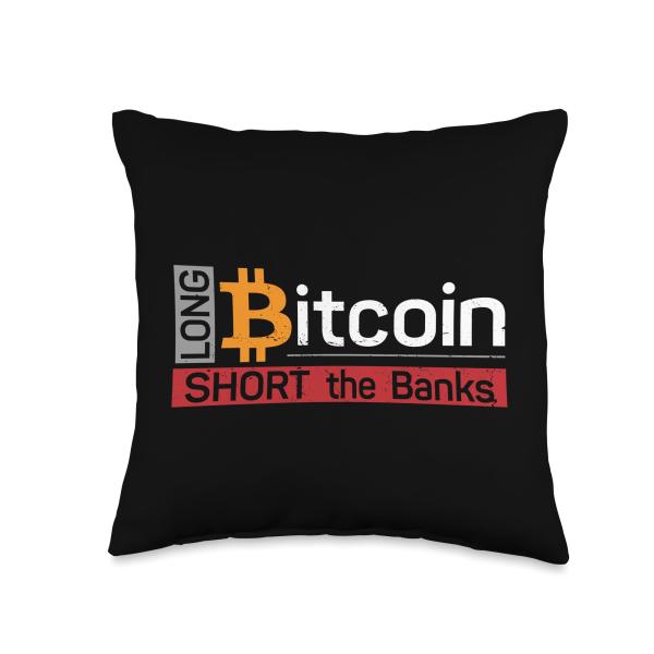 ・This funny bitcoin crypto design reads long bitcoin short the banks and is a great bitcoin crypto cryptocurrency gift i...