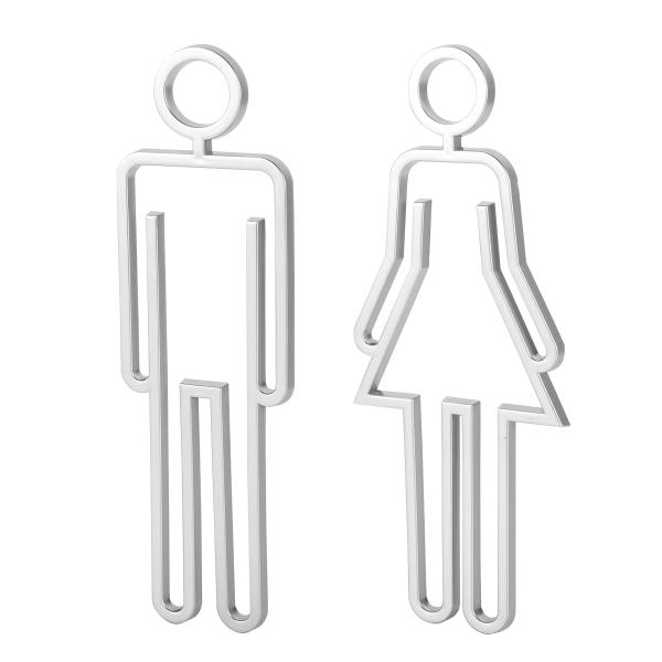 ・Product Size: 22cm/8.66inch × 9cm/3.54inch・WC signs for door Features: Removable, leaving no trace.Waterproof, durable....