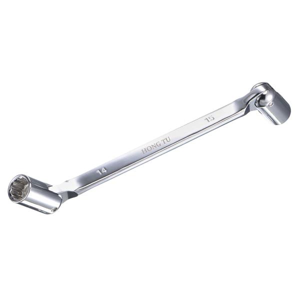 ・[Double End] - Two different sizes allow you to easily tighten or loosen more bolts and nuts simply by flipping the wre...