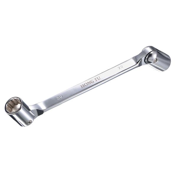 ・[Double End] - Two different sizes allow you to easily tighten or loosen more bolts and nuts simply by flipping the wre...