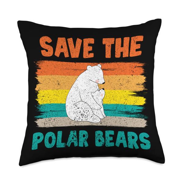 ・Save The Polar Bears.・If you are an animal lover and your favorite endangered animal is a polar bear then this design i...