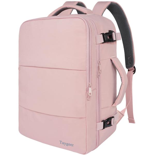・Convenient Usb Port: Large carry on backpack for women with built in USB charger outside and built in charging cable in...