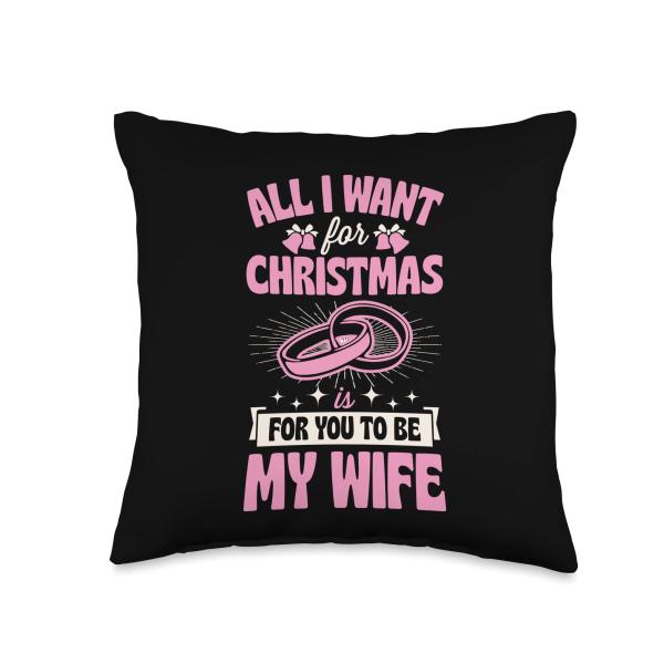 ・This cute All I Want For Christmas Is For You To Be My Wife Proposal novelty office Christmas party essential was desig...