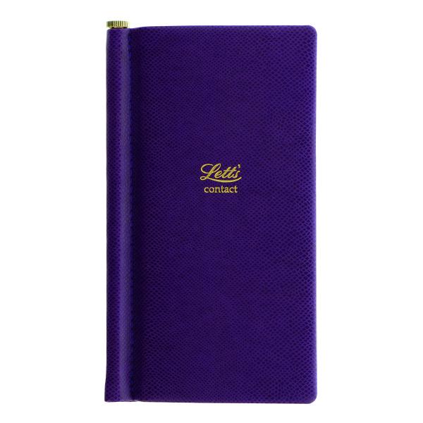 ・Slim Pocket Size, textured leather-look cover with gold foil motif, gilt edging and rounded corners in a durable, sewn-...