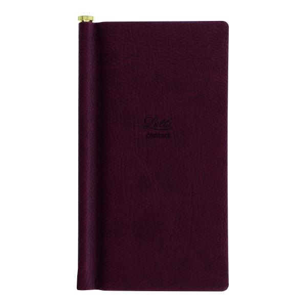 ・Slim Pocket Size, textured leather-look cover with blind deboss motif and rounded corners in a durable, sewn-bound cons...
