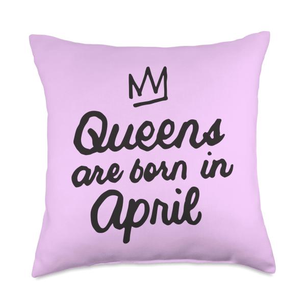 ・Queens Are Born in April, Get this fun Queens Are Born in April, Features a crown artwork, Perfect for a Birthday Queen...