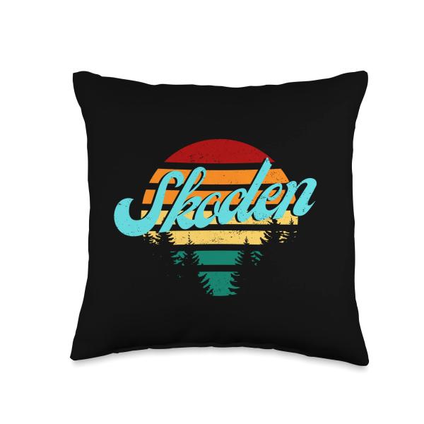 ・Design says Skoden in a bold blue-green retro font with a sunrise or sunset. Skoden is popular slang for Let's Go Then,...
