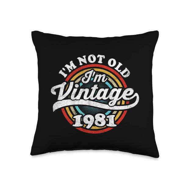 ・I'm Not Old I'm Vintage 1981 birthday vintage distressed design is perfect for the legendary and epic birthday man or w...
