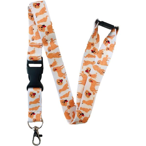 ・Fun ＆ Quirky Dog Print Lanyard・Choose Which Breed You Have - Always making more・safety Breakaway Included・Great For Whi...