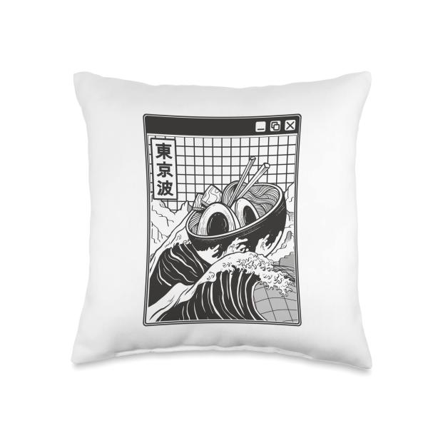 ・Retro japanese style vaporwave aesthetic art with for anime stuff lover and manga kanagawa wave fans. Vintage 90s desig...