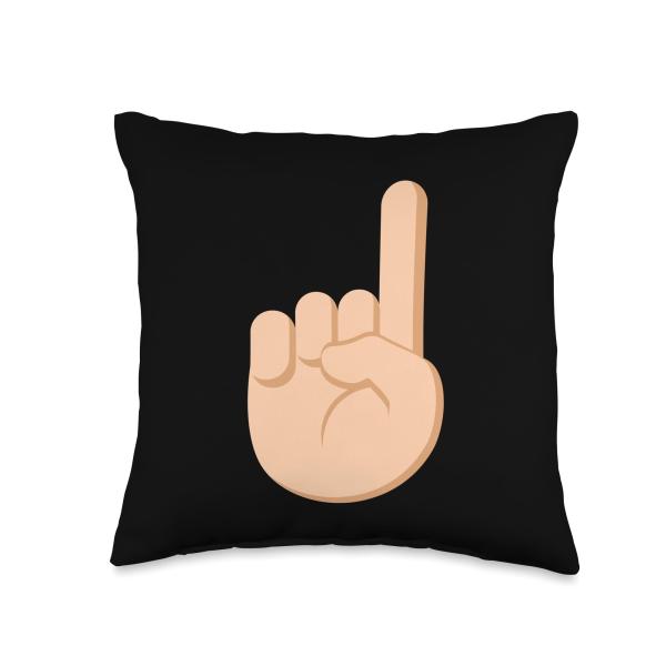 ・Finger pointing gesture design. Index Finger Pointing Up Pointing Up Secret for women men kids boys girls youth・100% sp...