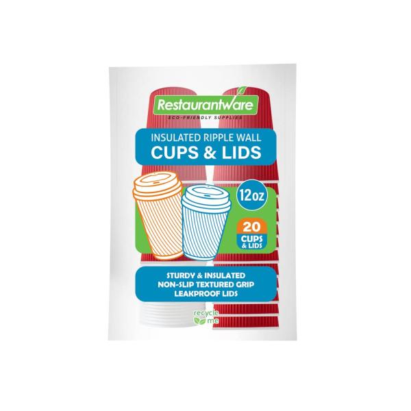 ・INSULATED GRIP: The ripple wall design ensures a secure grip and maintains your drink's temperature. Perfect for coffee...