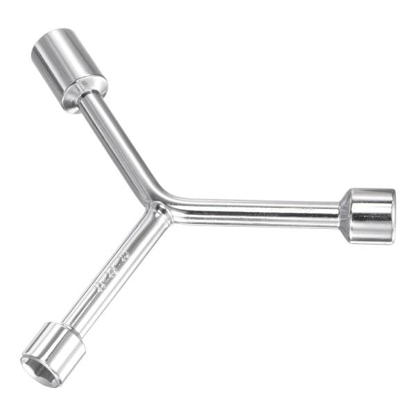 ・[3 Socket Size] - (11mm, 13mm, 15mm) 3 different sizes in one spanner, fit for compact working environments.・[CR-V Stee...