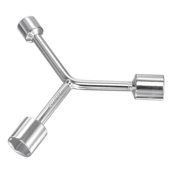 ・[3 Socket Size] - (14mm, 17mm, 19mm) 3 different sizes in one spanner, fit for compact working environments.・[CR-V Stee...