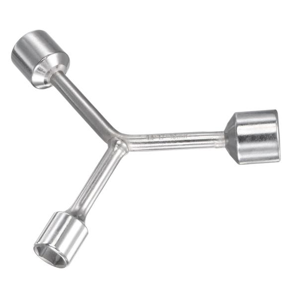 ・[3 Socket Size] - (14mm, 17mm, 19mm) 3 different sizes in one spanner, fit for compact working environments.・[CR-V Stee...