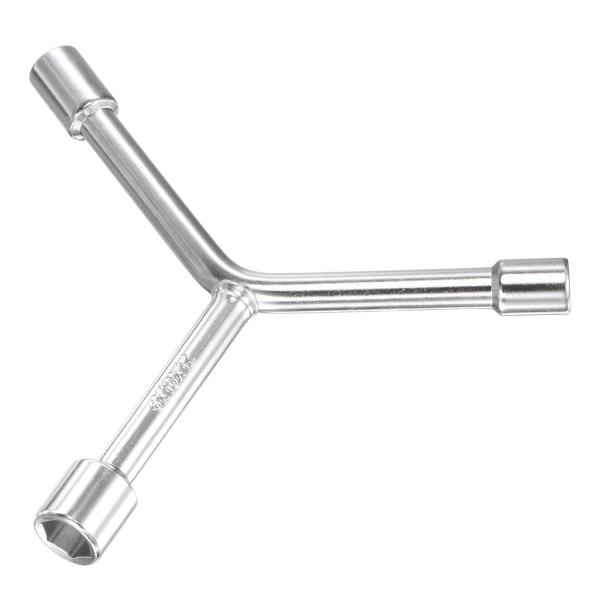 ・[3 Socket Size] - (8mm, 10mm, 12mm) 3 different sizes in one spanner, fit for compact working environments.・[CR-V Steel...