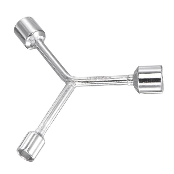 ・[3 Socket Size] - (13mm, 16mm, 18mm) 3 different sizes in one spanner, fit for compact working environments.・[CR-V Stee...