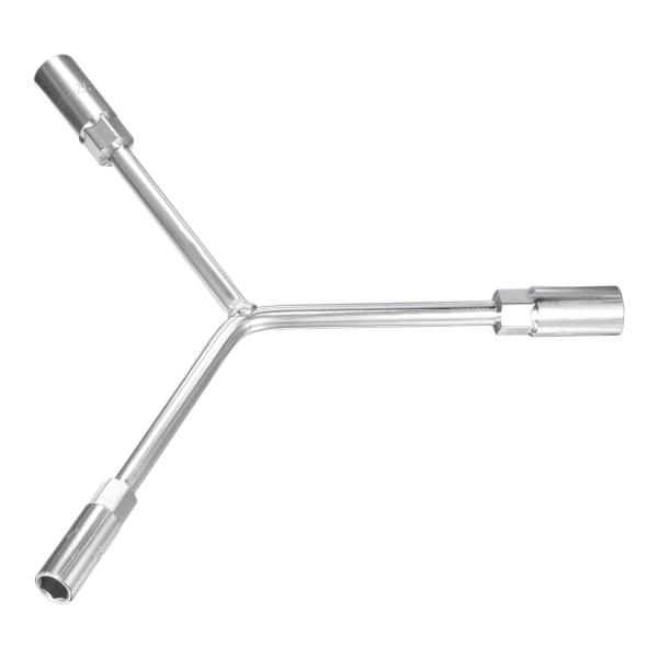 ・[3 Socket Size] - (10mm, 12mm, 14mm) 3 different sizes in one spanner, fit for compact working environments.・[CR-V Stee...