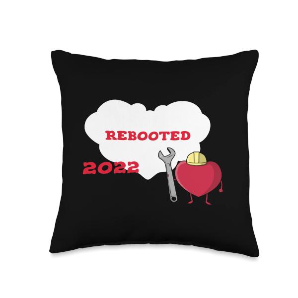 ・Rebooted 2022, Cardiac Event Survivor Gift Idea item for those who survived a heart attack in 2022. Cardiac Arrest surv...