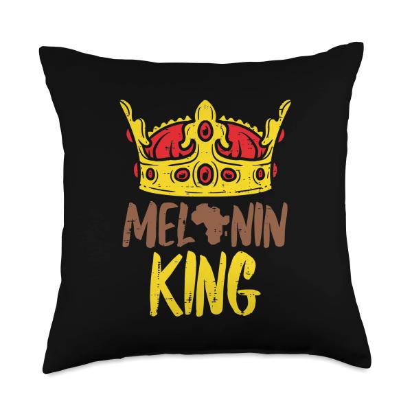 ・Grab this Melanin King Crown design for your african american husband, boyfriend or dad! This melanin black history bla...