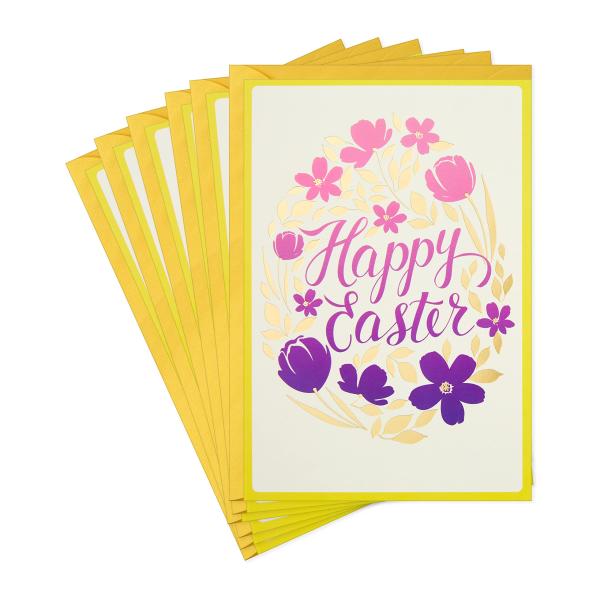 ・Send best wishes to friends, family, or your church community with this pack of pretty Easter cards.・Cards feature a si...