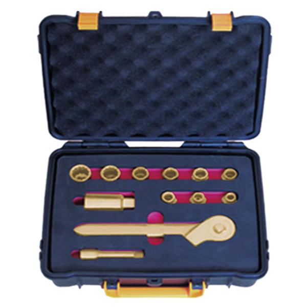 ・Tools Specification: The Non-Sparking Tool Set includes Socket（8,9,10,11,12,13,14, 17,19)mm , 13/16" Spark plug Socket,...