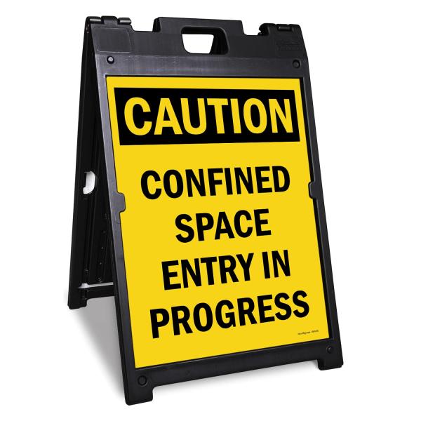 ・DURABLE: Double-Sided Kit includes a thermoplastic sign frame where sign panels are inserted into each side of the a-fr...